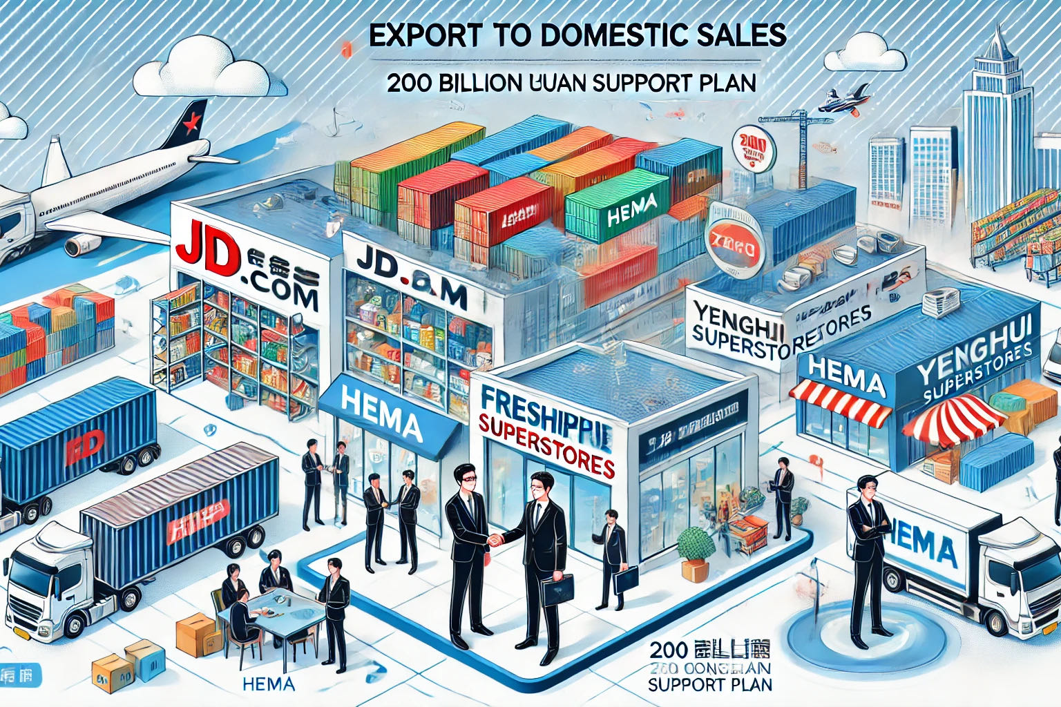 多部门联动助力“外贸转内销” 京东出手2000亿元，盒马、永辉等巨头全面跟进提供者FX168